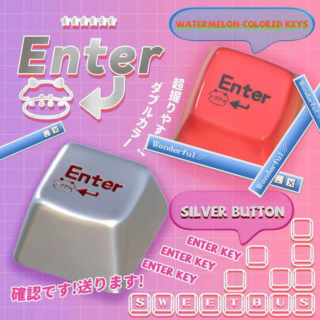 Sweetbuns Enter Key – Meowiie Squishy | SG Squishy Concept Store